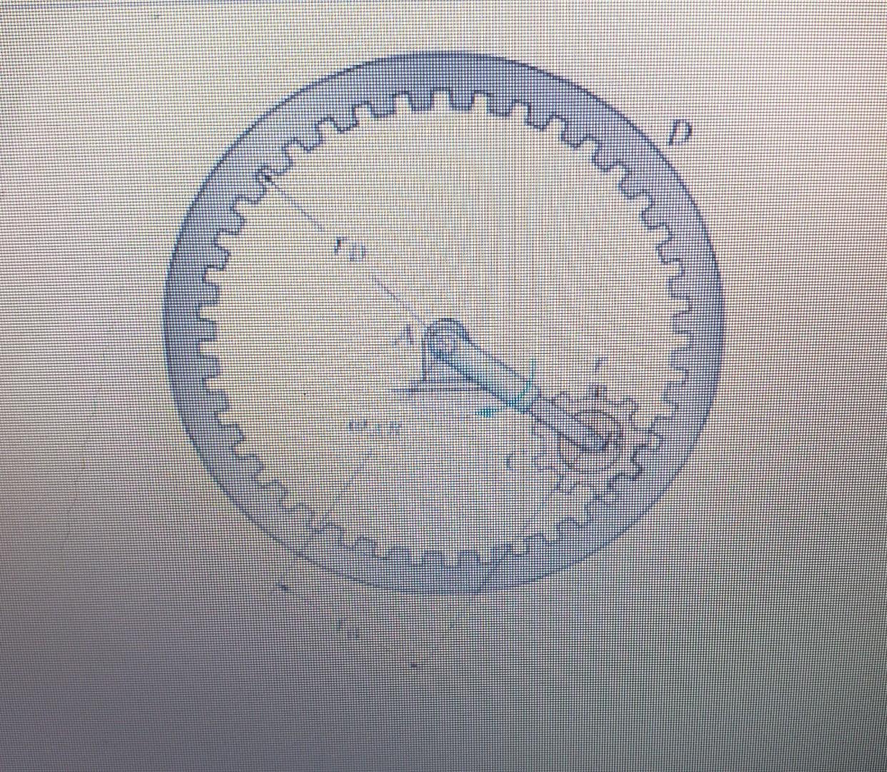 Solved If the ring gear C rotates counterclockwise with an | Chegg.com