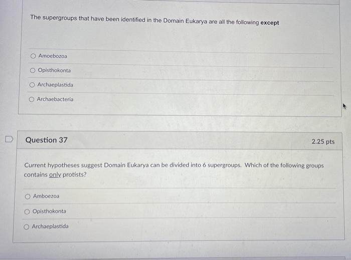 Solved The supergroups that have been identified in the | Chegg.com