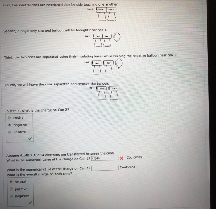 Solved First, two neutral cans are positioned side by side | Chegg.com