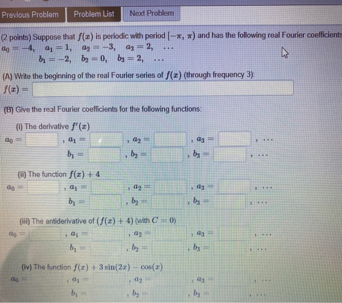 Solved Previous Problem Problem List Next Problem (2 points) | Chegg.com