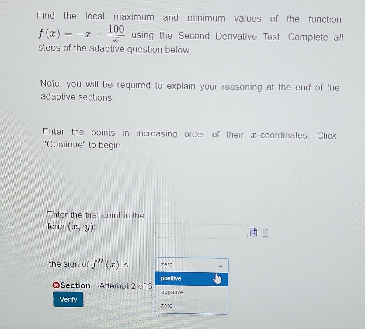Solved Find the local maximum and minimum values of the | Chegg.com