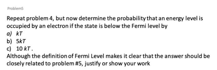 Solved Problems Repeat problem 4, but now determine the | Chegg.com