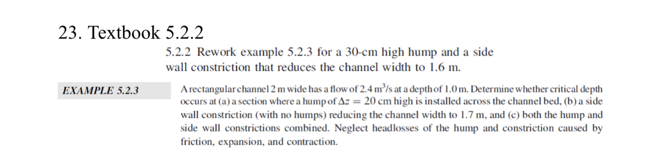 Solved Textbook 5.2.25.2.2 ﻿Rework example 5.2.3 ﻿for a | Chegg.com