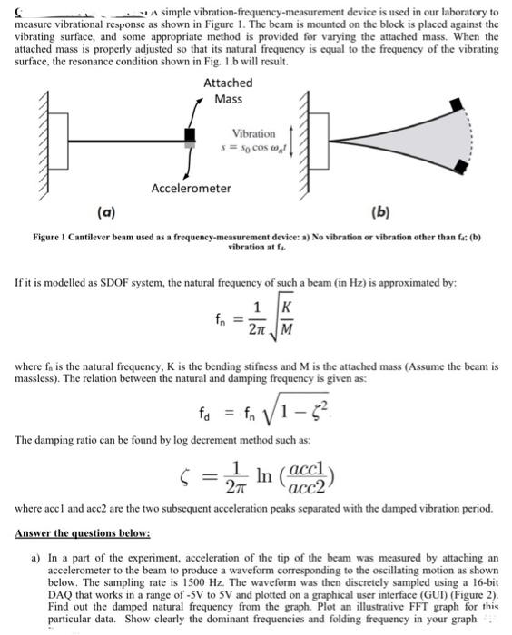 S measure vibrational response as shown in Figure 1. | Chegg.com