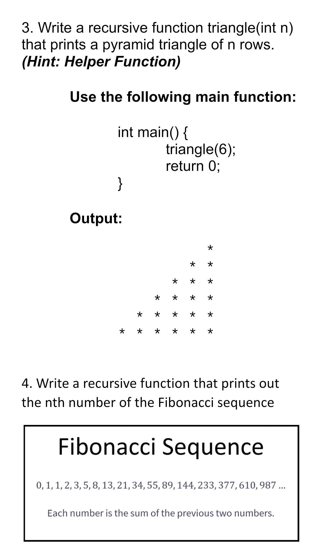 Solved code it in c++ . Must show running in the terminal. | Chegg.com