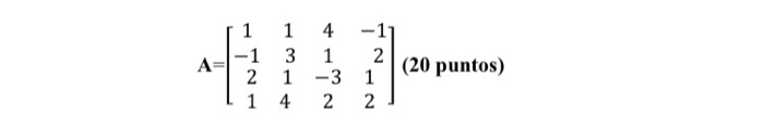 Solved For the given matrix, calculate the determinant (of | Chegg.com