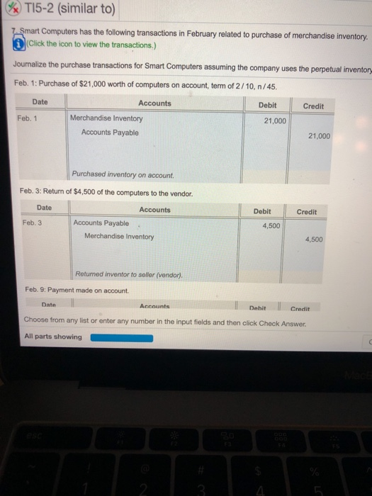 Solved W T15-2 (similar to) 7- Smart Computers has the | Chegg.com
