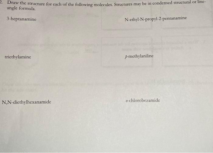 Solved Provide the IUPAC name for the following molecules: | Chegg.com