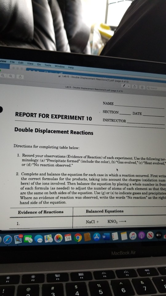 View File Edit View Go Tools Window Help Lab 6 