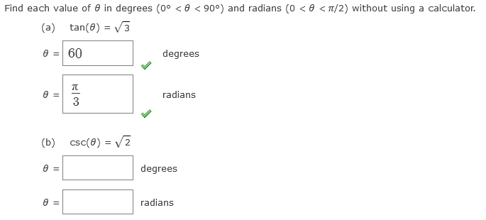 Solved Find each value of θ ﻿in degrees (0°