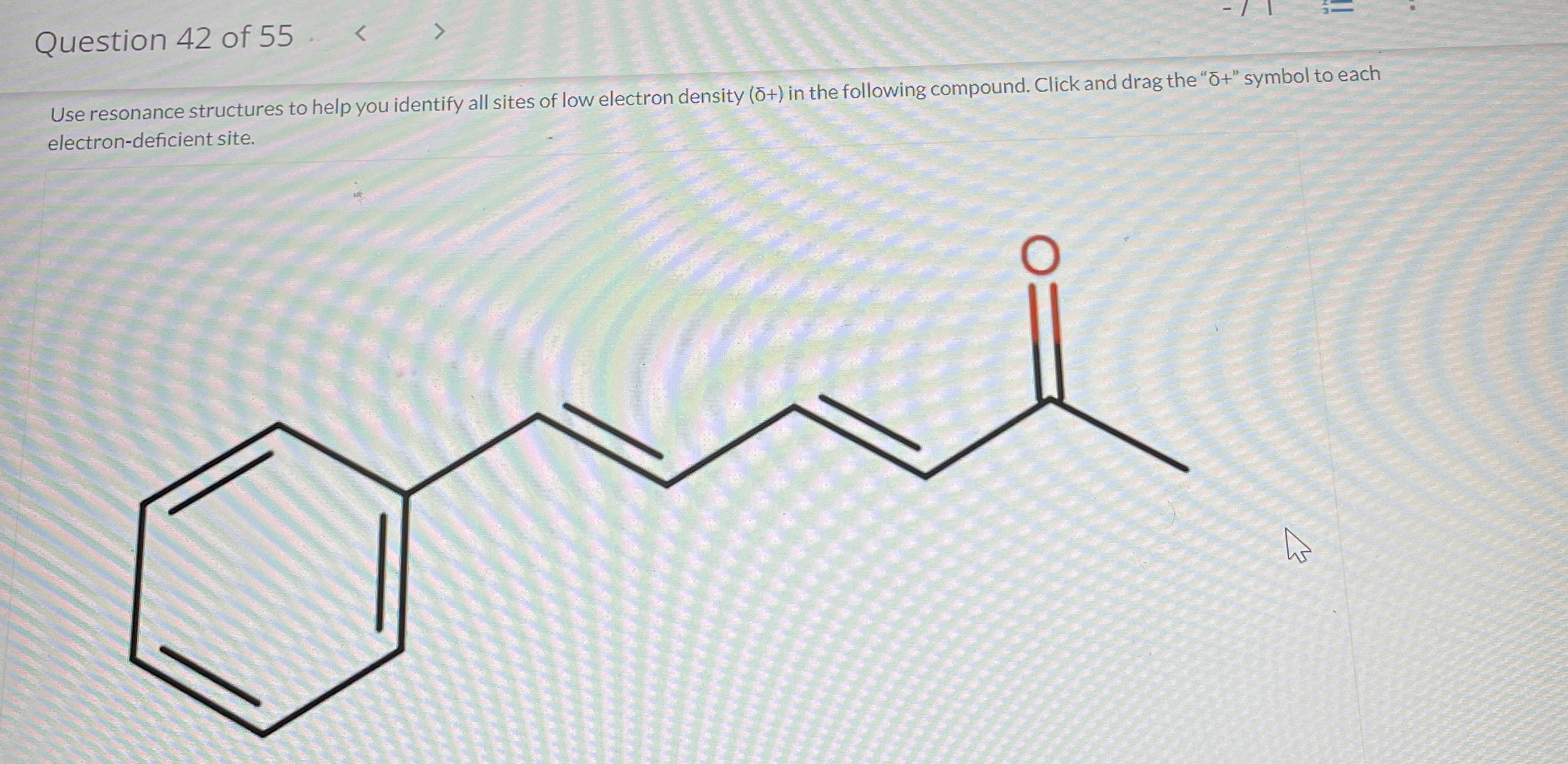 Solved Question 42 ﻿of 55Use resonance structures to help | Chegg.com