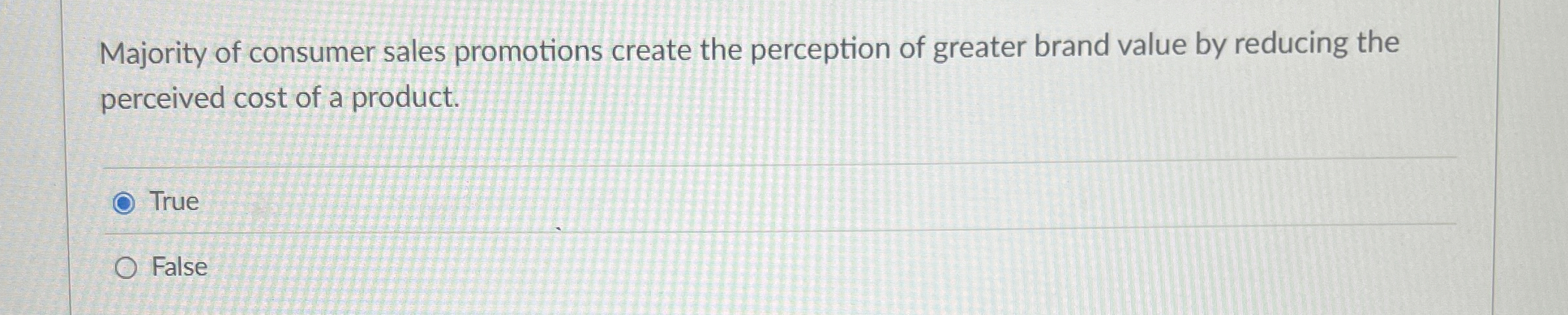 Solved Majority of consumer sales promotions create the | Chegg.com