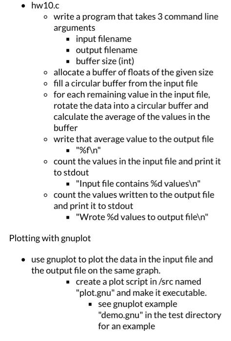 - hw10.c - write a program that takes 3 command line | Chegg.com