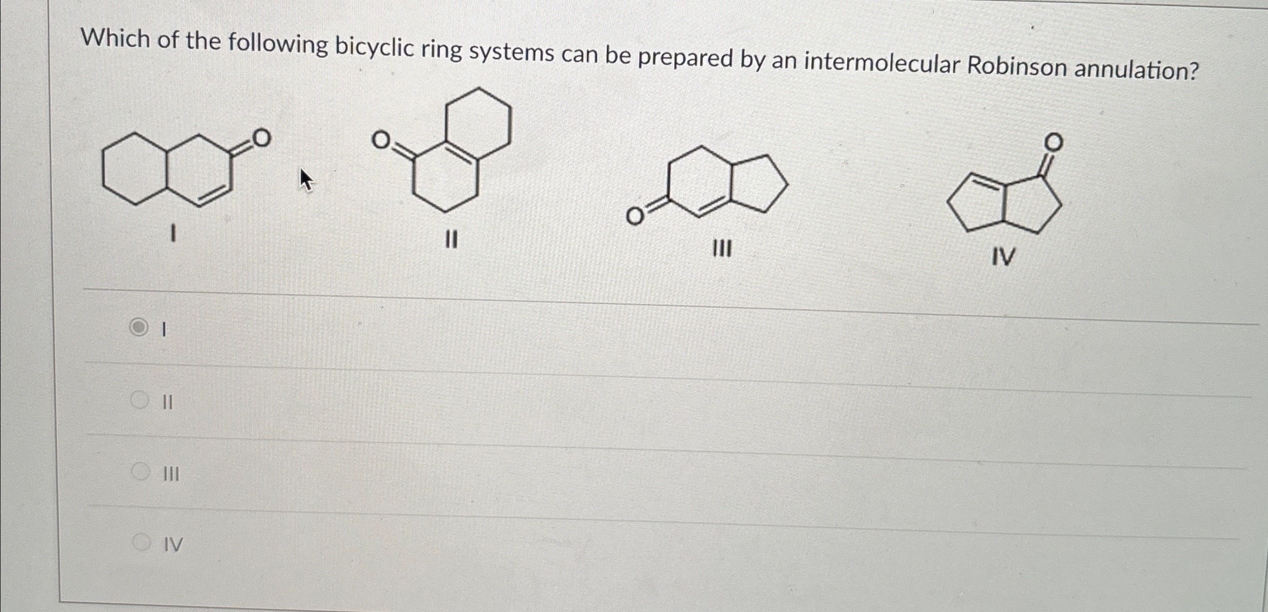 Solved Which of the following bicyclic ring systems can be | Chegg.com