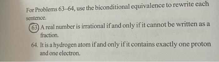 Solved In-Class Exercises In Exercises 1-10, use the | Chegg.com