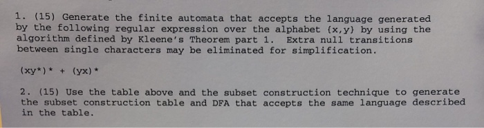 (Solved) : 1 15 Generate Finite Automata Accepts Language Generated ... (Solved) : 1 15 Generate Finite Automata Accepts Language Generated ...