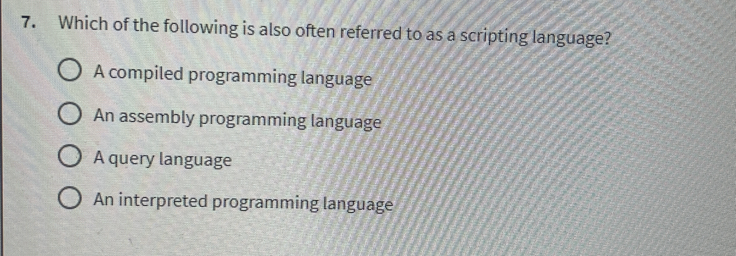 Solved Which of the following is also often referred to as a | Chegg.com