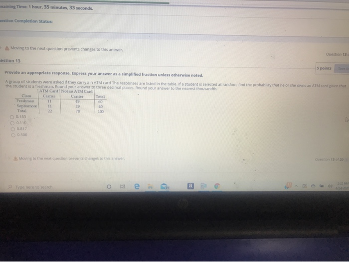 Solved maining Time: 1 hour, 35 minutes, 33 seconds. estion | Chegg.com Solved maining Time: 1 hour, 35 minutes, 33 seconds. estion | Chegg.com