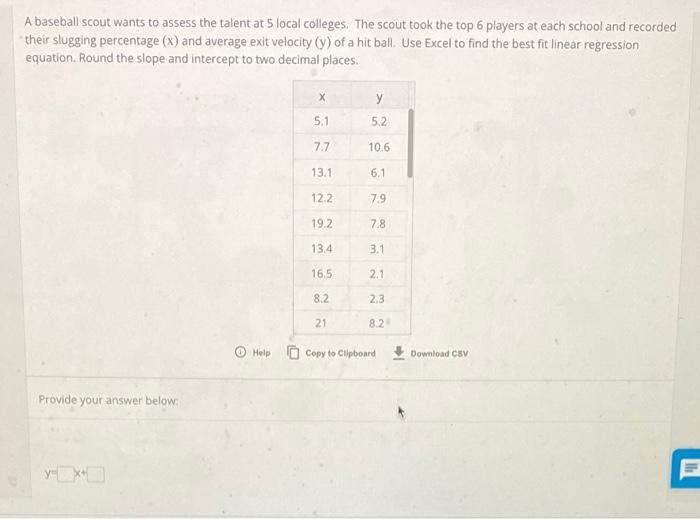 Solved A baseball scout wants to assess the talent at 5 | Chegg.com Solved A baseball scout wants to assess the talent at 5 | Chegg.com