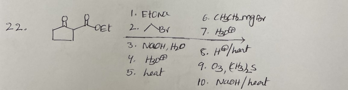 Solved Must write step by step synthesis of the following | Chegg.com