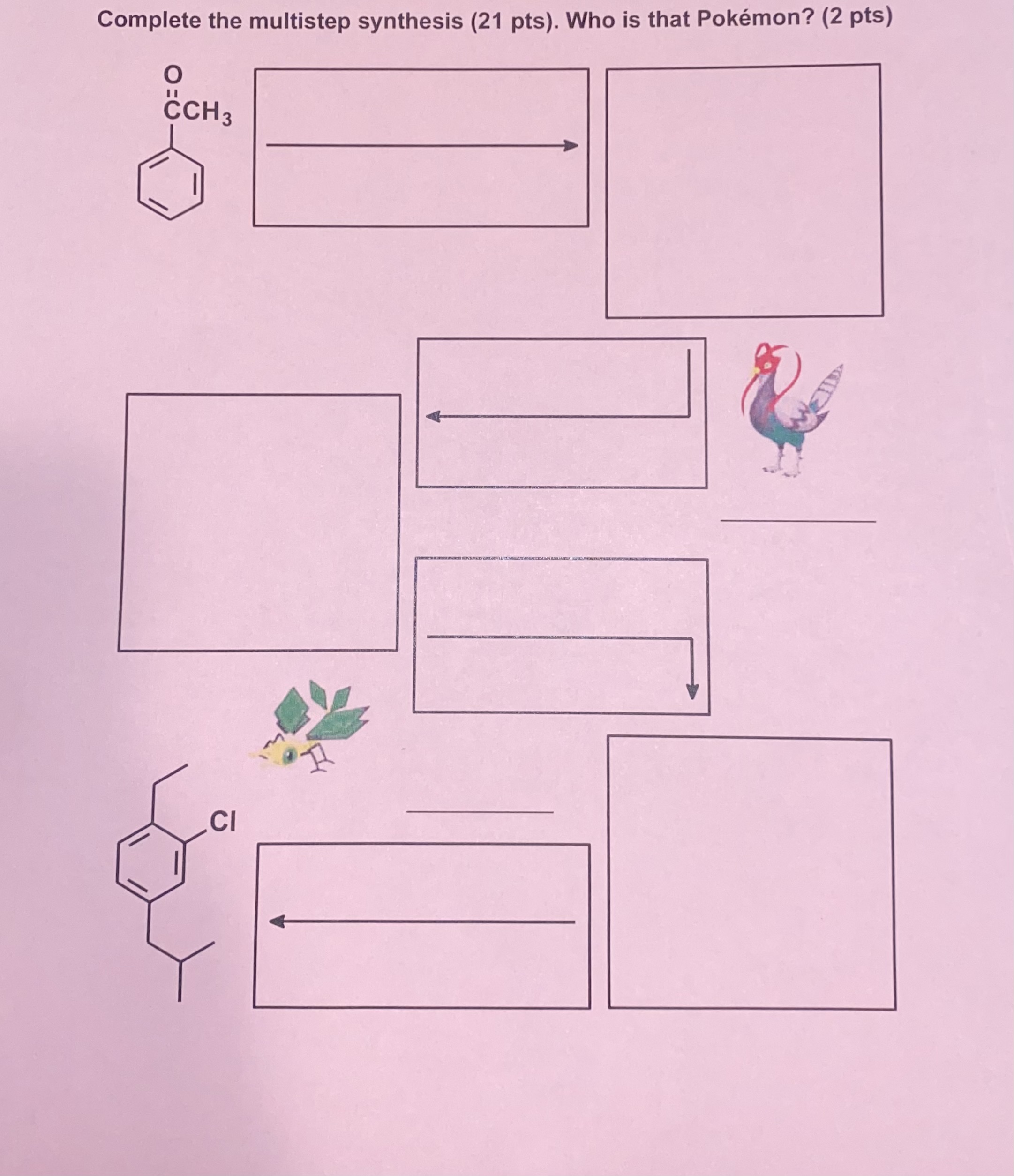 Solved Complete the multistep synthesis (21 ﻿pts). ﻿Who is | Chegg.com