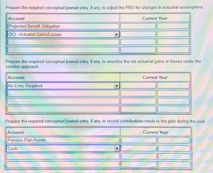 Solved a. Prepare the separate "conceptual" journal entries | Chegg.com