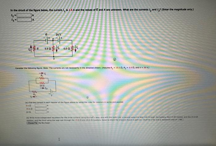 Solved In the croult of the ngure below, the current I1 is | Chegg.com