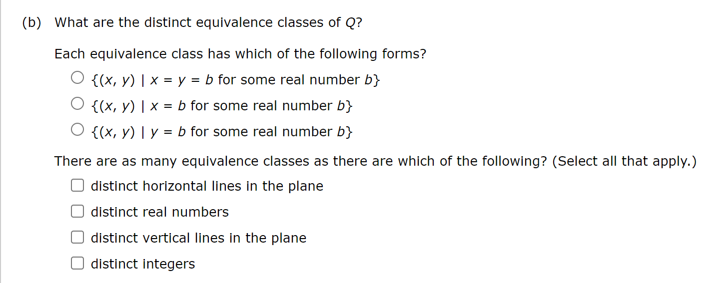 Define a relation Q on the set R ﻿R as follows.For | Chegg.com
