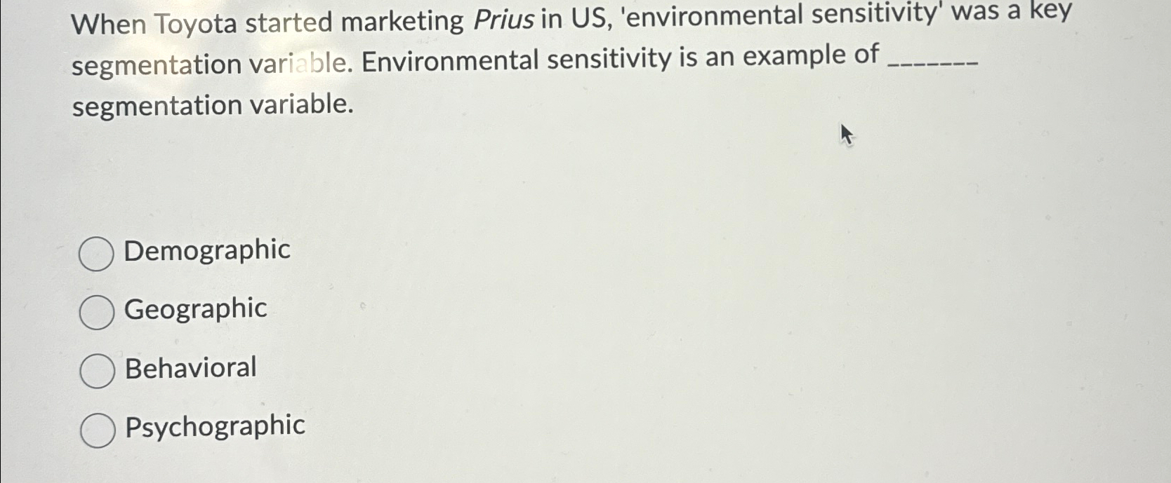 Solved When Toyota started marketing Prius in US, | Chegg.com