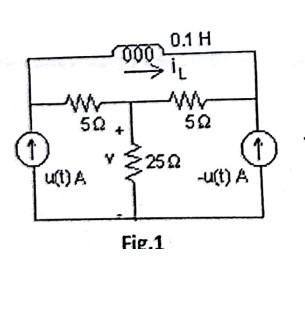 Solved (4. (i)Find iL(t) and v(t) in the ZIR + ZSR format | Chegg.com