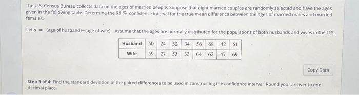 Solved The U.S. Census Bureau collects data on the ages of | Chegg.com
