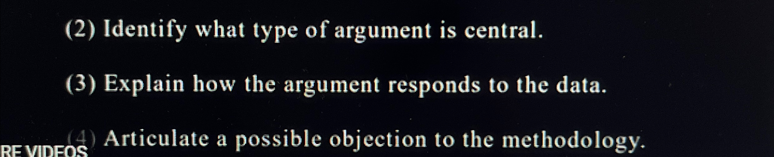 Solved (2) ﻿Identify what type of argument is central.(3) | Chegg.com