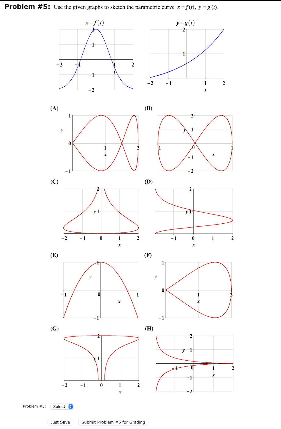 Solved Problem #5: Use the given graphs to sketch the | Chegg.com