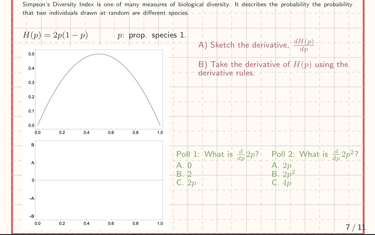 Solved Simpson's Diversity Index is one of many measures of | Chegg.com