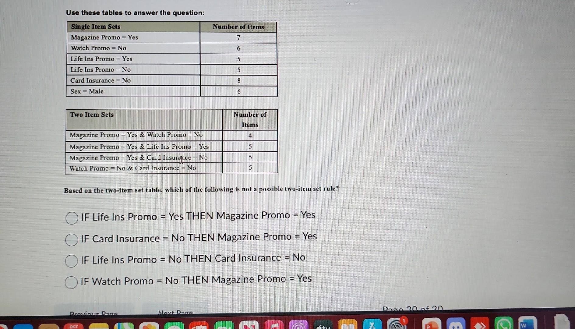 Solved Use these tables to answer the question: Based on the | Chegg.com