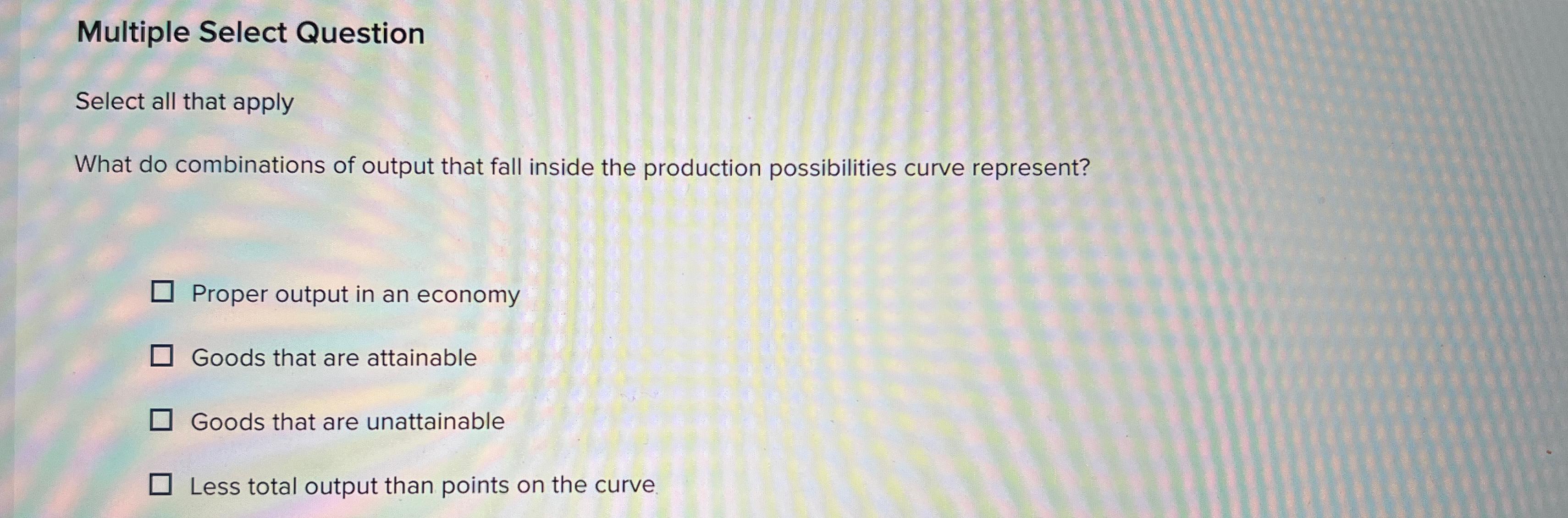 Solved Multiple Select QuestionSelect all that applyWhat do | Chegg.com