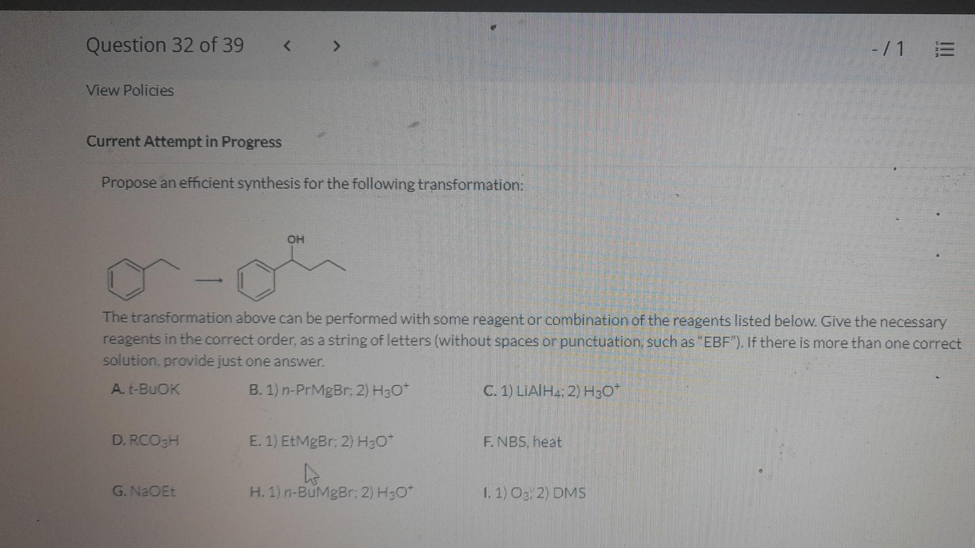 Solved Current Attempt in Progress Propose an efficient | Chegg.com