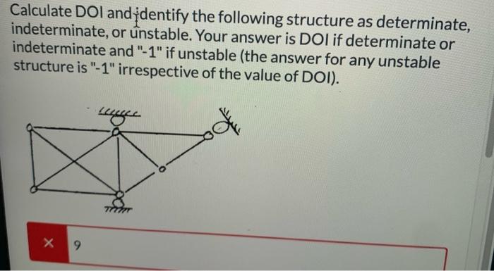 Solved Calculate DOI and identify the following structure as | Chegg.com