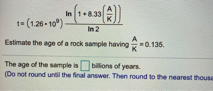 Solved Geologists sometimes measure the age of rocks by | Chegg.com
