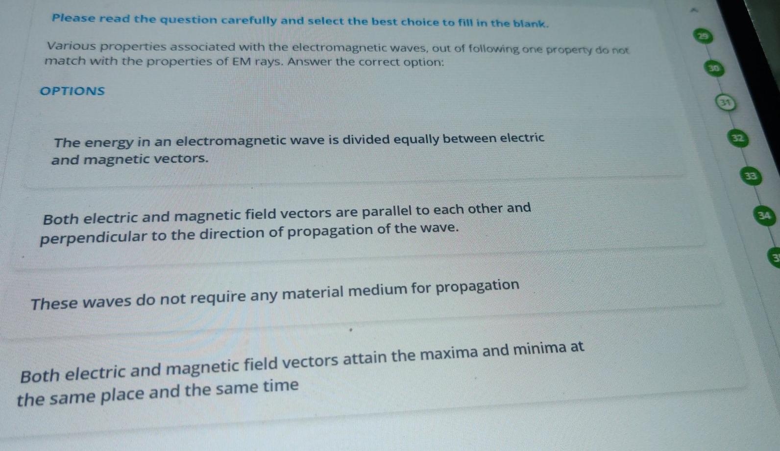 Solved Please read the question carefully and select the | Chegg.com