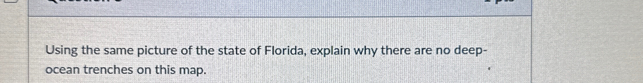 Solved Using the same picture of the state of Florida, | Chegg.com