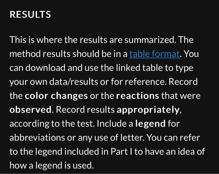 Solved i need results based on the picture shown below and i | Chegg.com