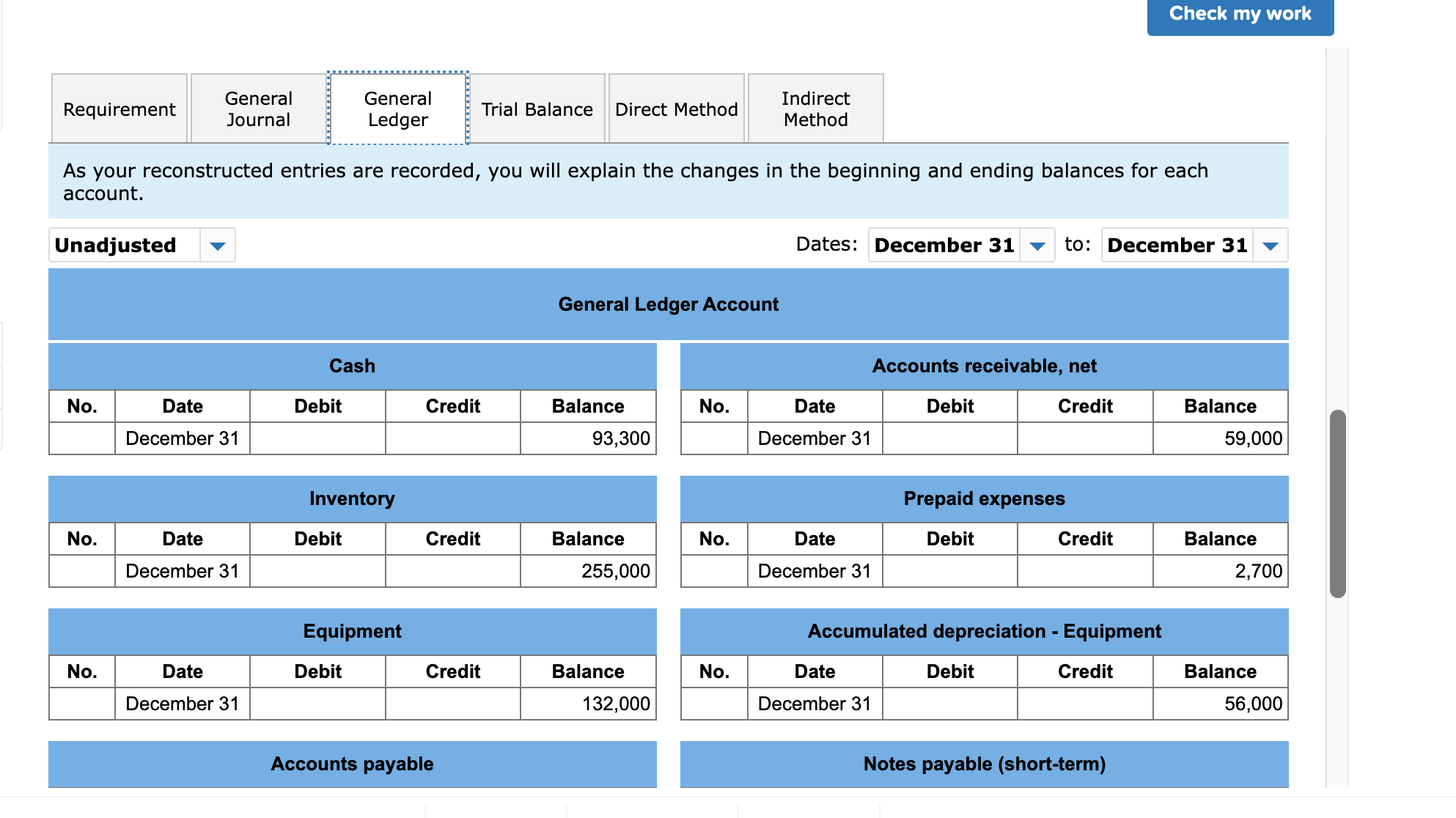 Solved Additional Information on Current Year Transactionsa. | Chegg.com