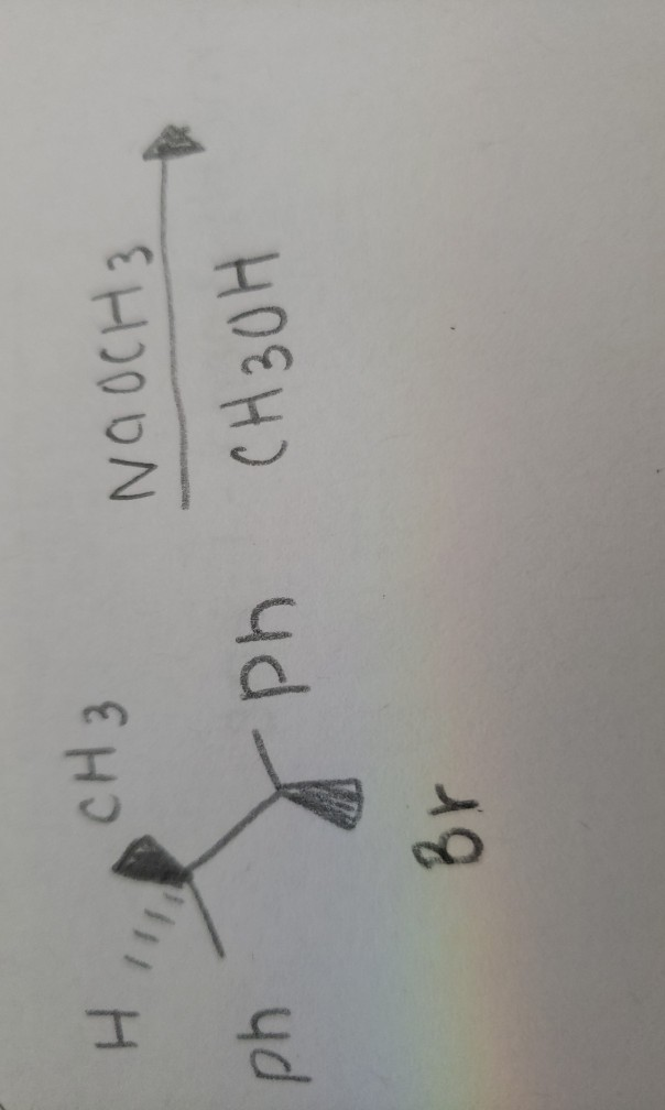 Solved H CH3 NOOCH3 ph Ph CH3OH Br | Chegg.com