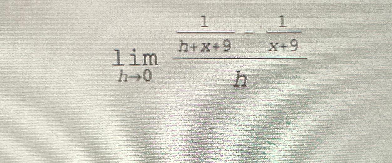 Solved Compute the limit | Chegg.com