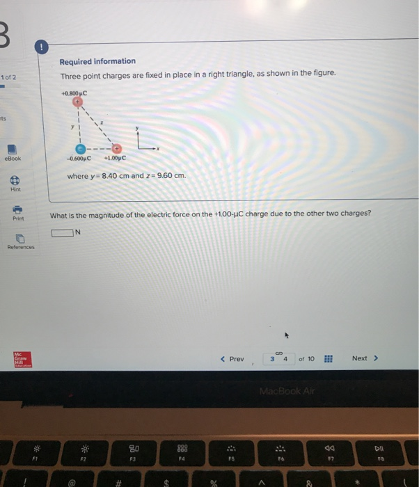 Solved 4 Part 2 of 2 Required information Three point | Chegg.com