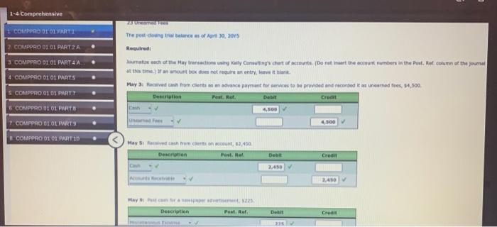 Solved 1-4 Comprehensive 1. COMPPRO.01.01. PART 1 Part 1 | Chegg.com