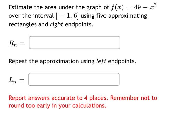 Solved Use the Method of Midpoint Rectangles (do NOT use the | Chegg.com