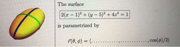Solved 1. In each of the following surface parametrizations, | Chegg.com