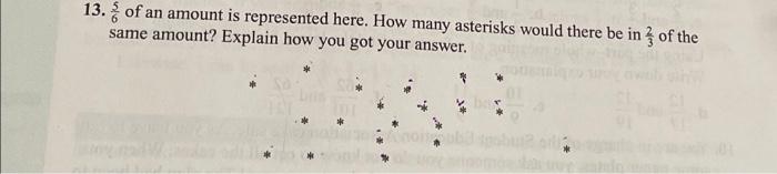 Solved 13. of an amount is represented here. How many | Chegg.com